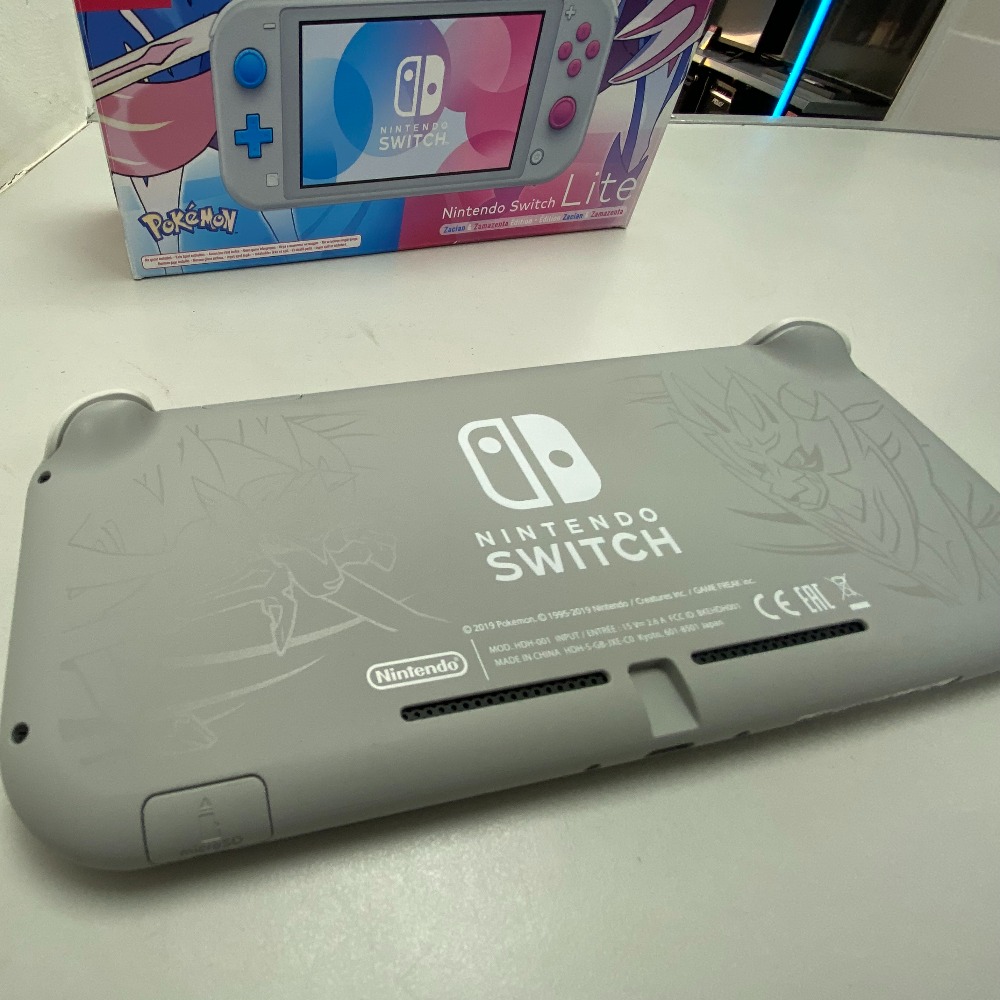 Nintendo Switch Lite Console, 32GB Zacian & Zamazenta Grey, - Own4Less